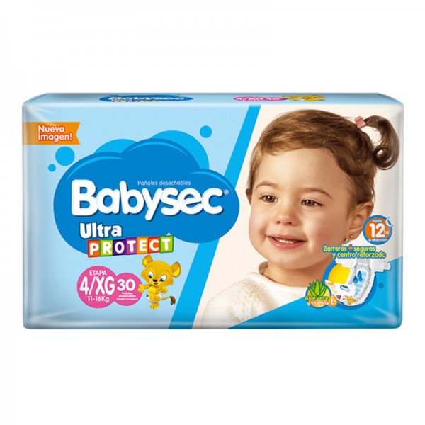 Pañales Babysec Etapa 4/XG x 30 Unds – El mundo de Laura